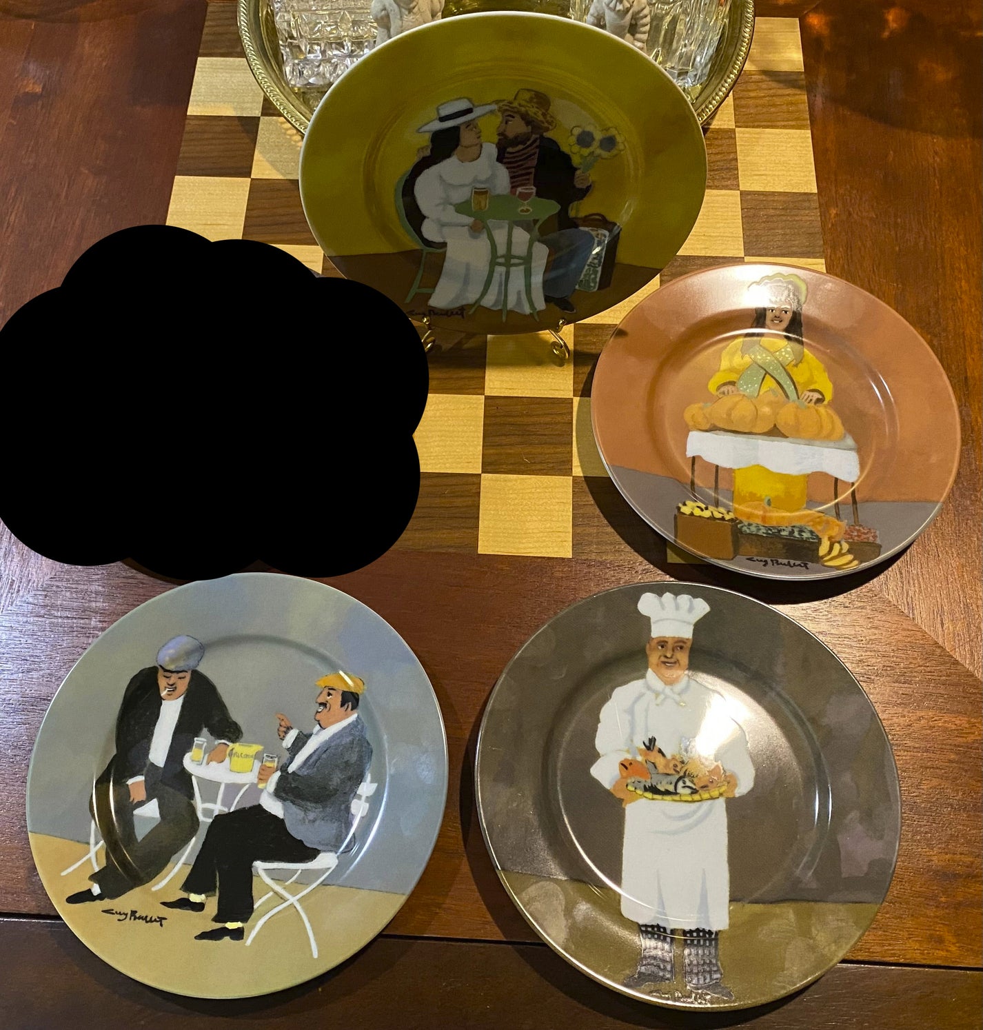 Guy Buffet Collection, Set of 4 – Aunt Pudding's Finds